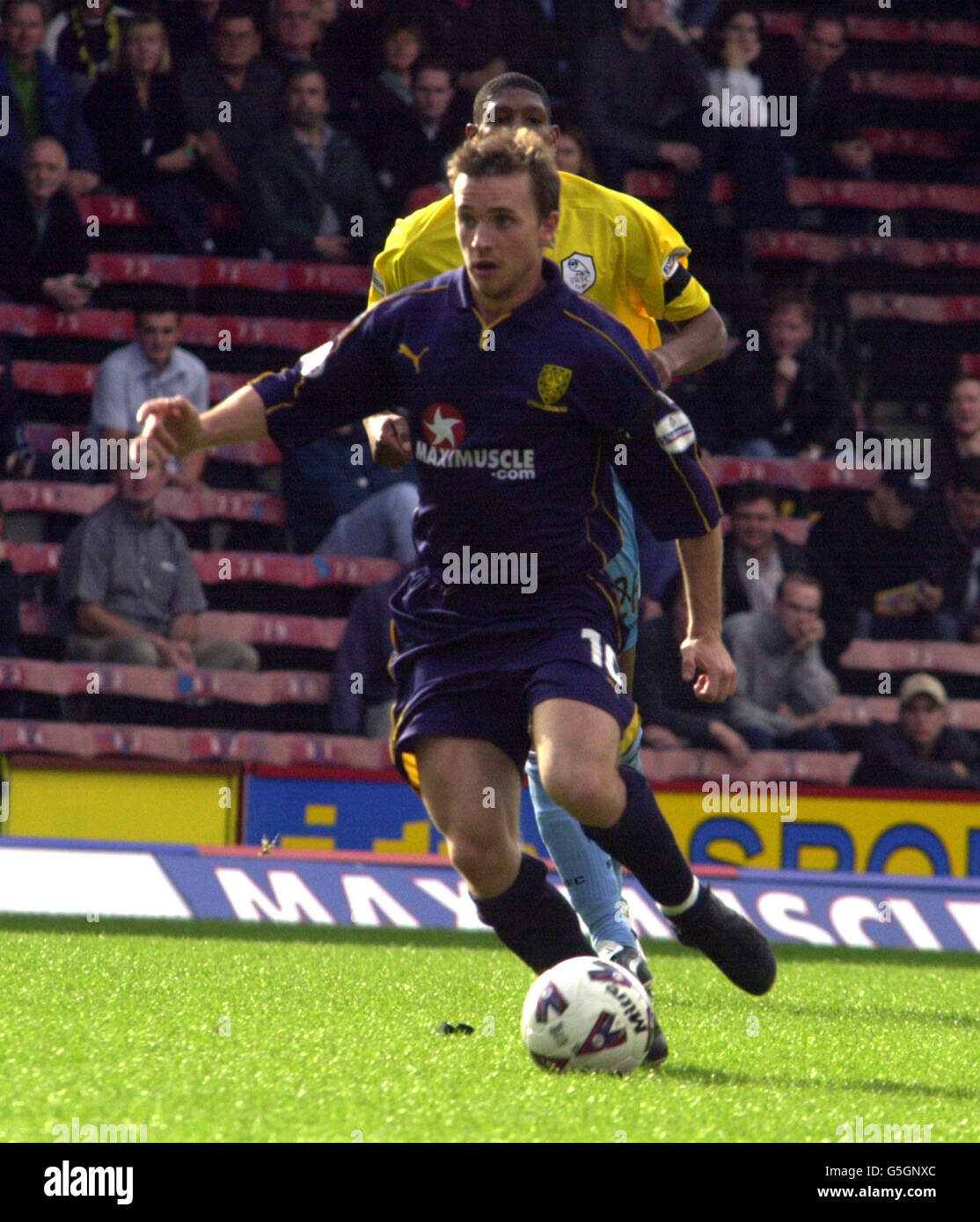 . David Connolly of Wimbledon in action against Sheffield Wednesday ...