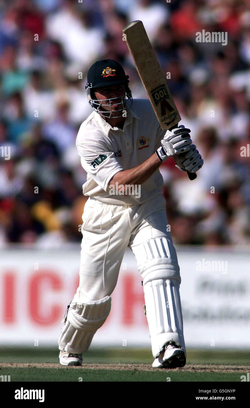 Cricket Damien Martyn Stock Photo - Alamy