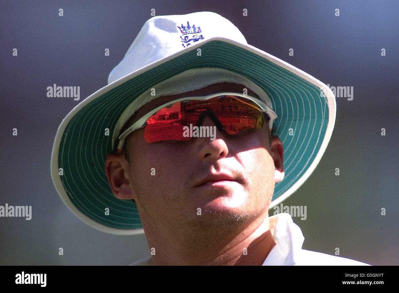 Cricket Darren Gough. Cricket Englands Darren Gough Stock Photo - Alamy