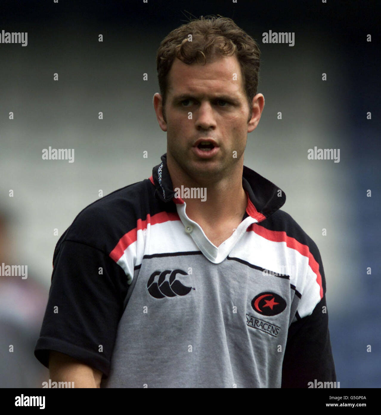 Saracens kyran bracken during match against wasps at loftus road hi-res ...