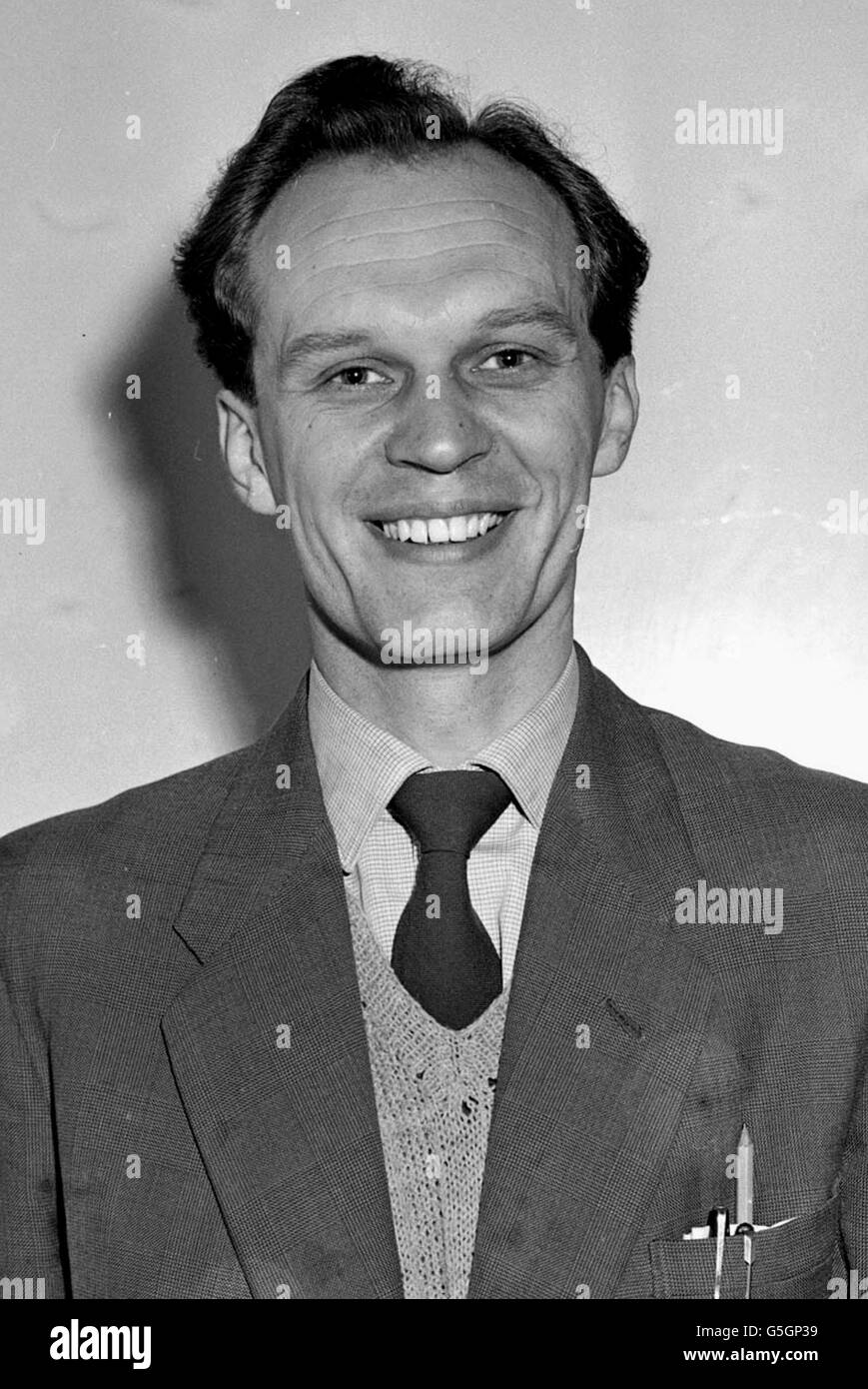 File picture of Press Association photographer Ronald Bell. April 1960 ...