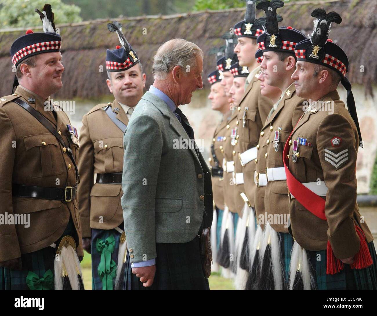 The Prince of Wales, known as the Duke of Rothesay when in Scotland, at ...