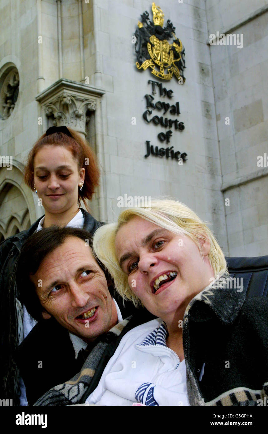 Brian Pretty accompanying his terminally-ill wife Diane (right) as she ...