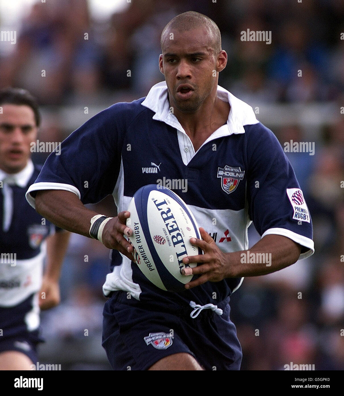 Bristol Shoguns - Andrew Higgins in action in the Zurich Premiership ...