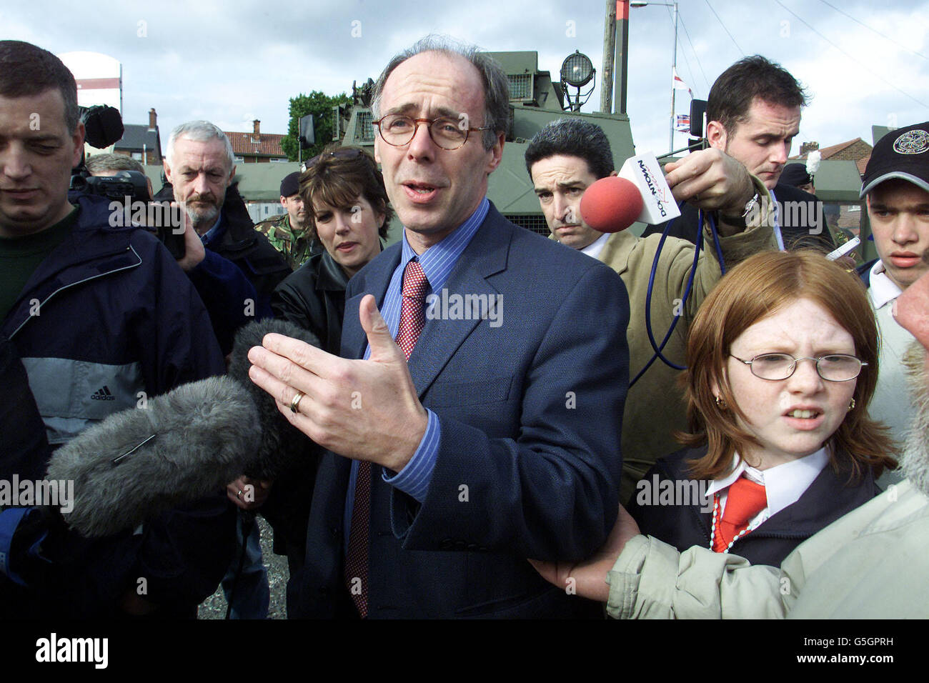 Bryce Dickson Northern Ireland Human Rights Commissioner gets into a ...