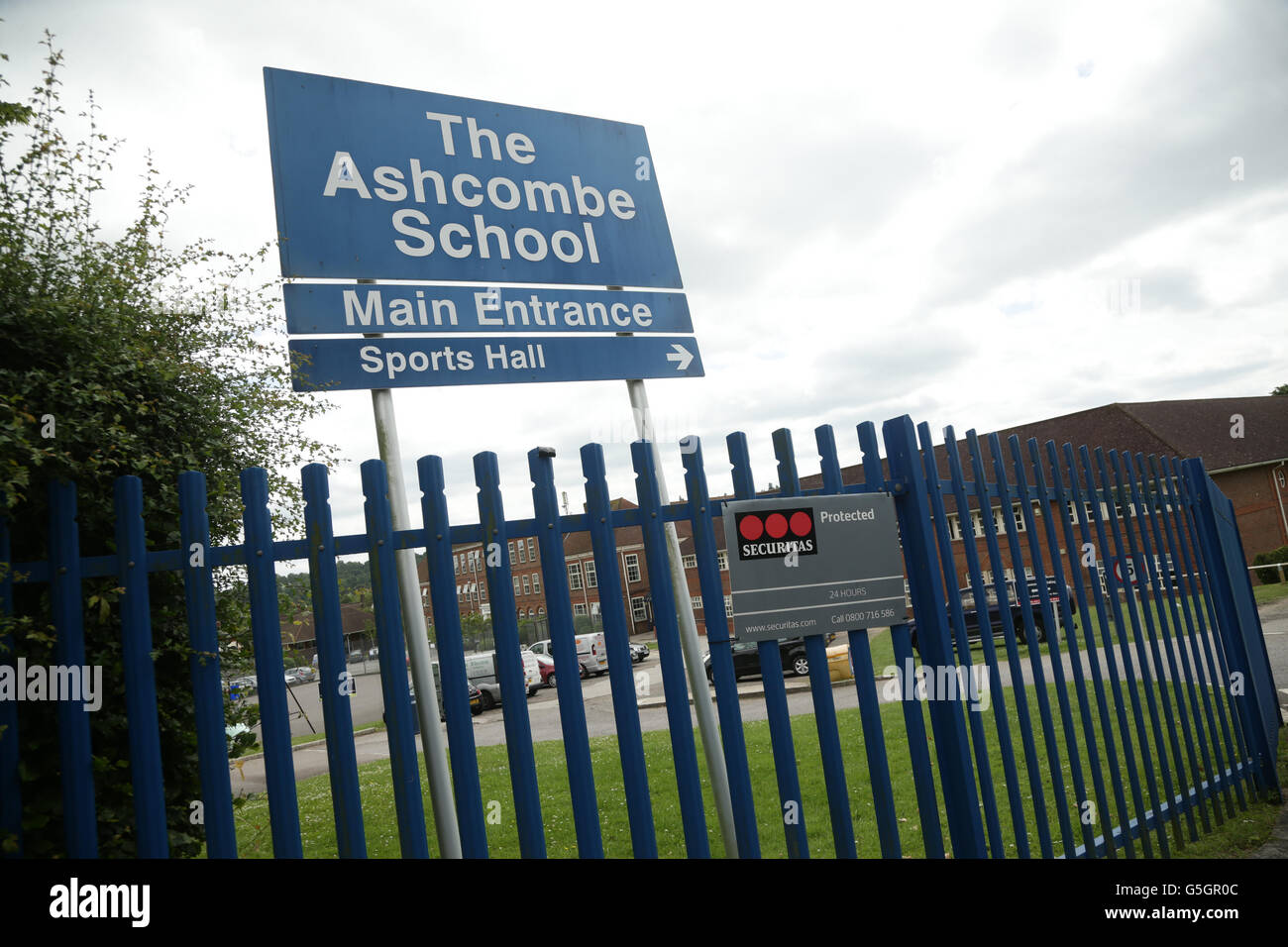 A general view of ashcombe school in dorking hi-res stock photography ...