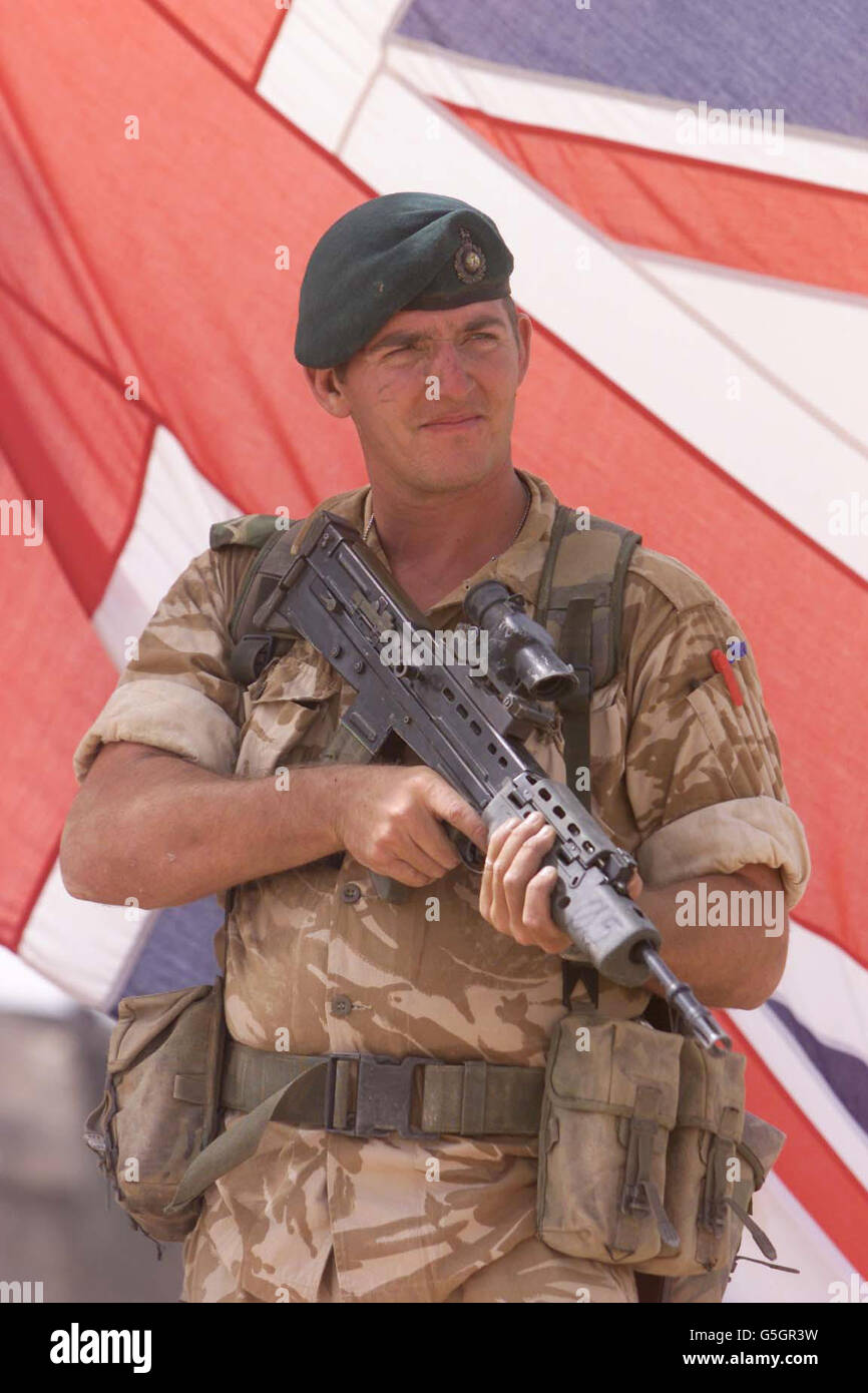Royal Marines Commando with 40 Brigade, Lance Cpl Alexander Blackman ...