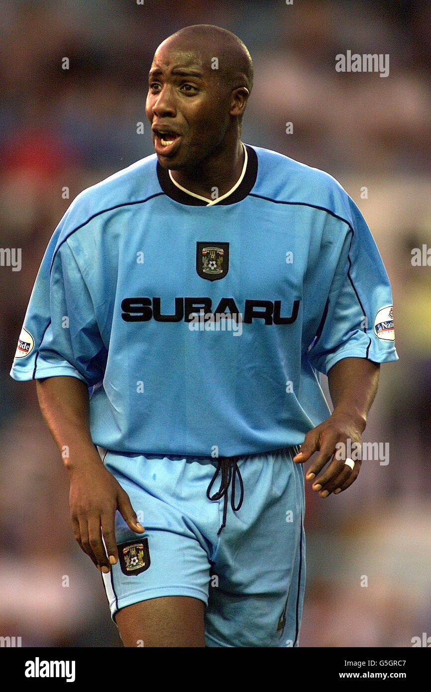Paul Williams in action for Coventry City in the Nationwide league ...