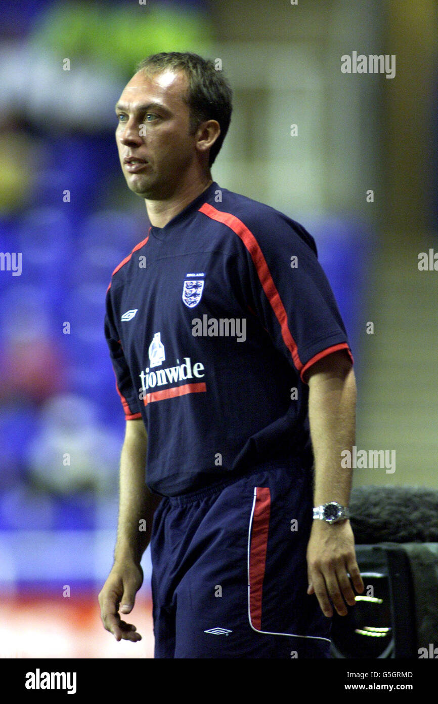 David Platt England U21 Coach Stock Photo - Alamy