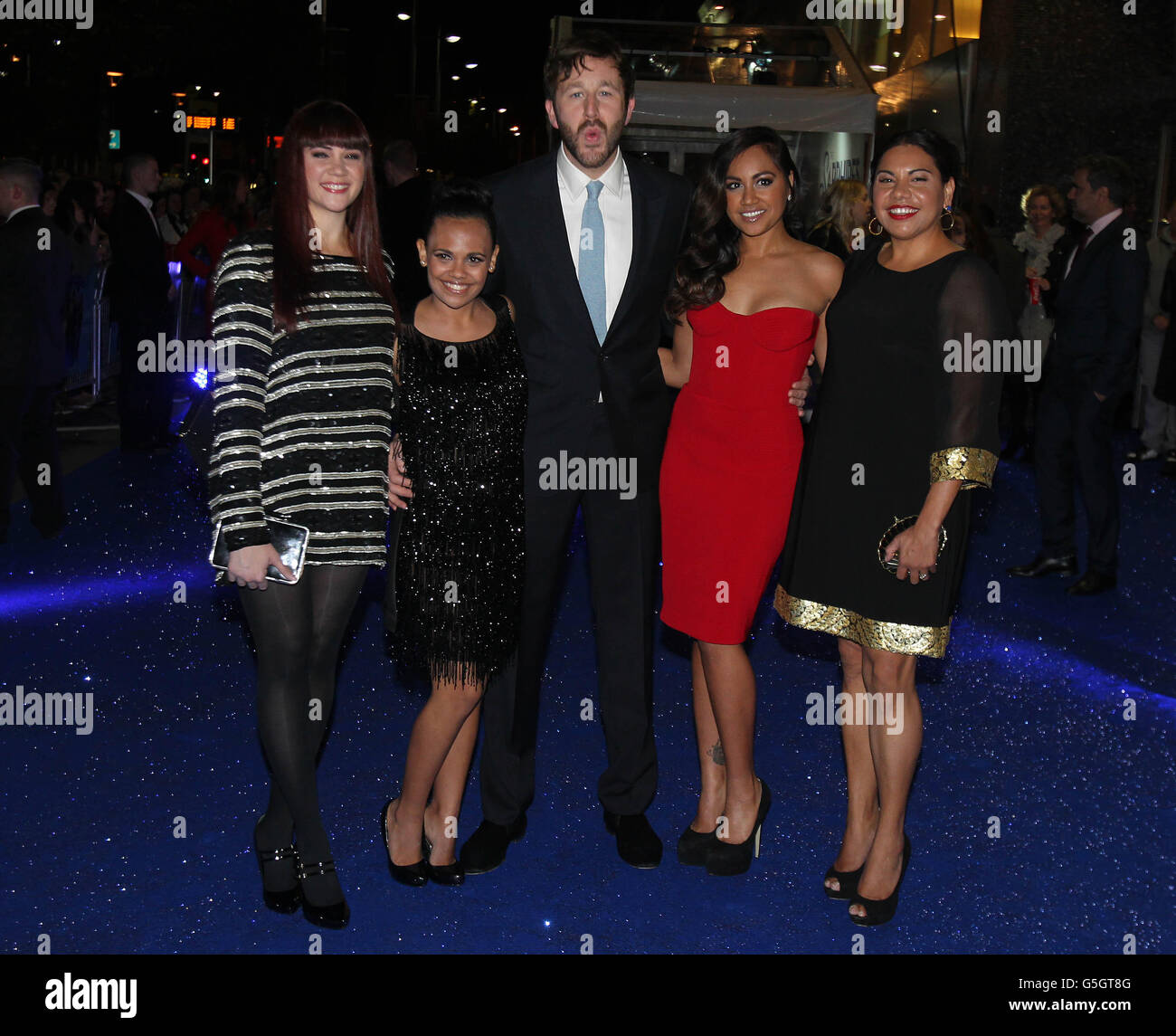 (left to right) Shari Sebbens, Miranda Tapsell, Chris O'Dowd, Jessica ...