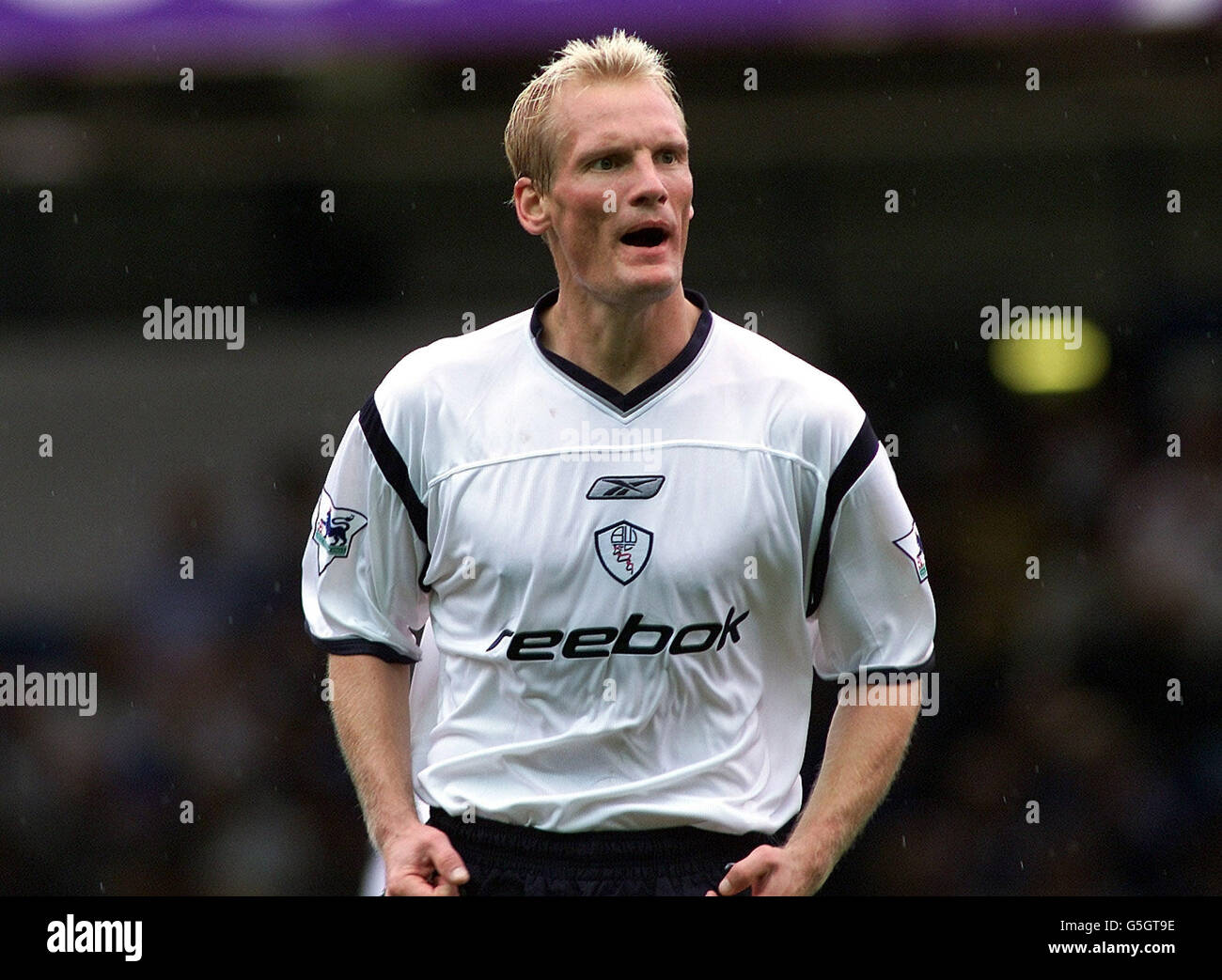 Per Frandsen in action for Bolton Wanderers in the F.A. Barclaycard ...