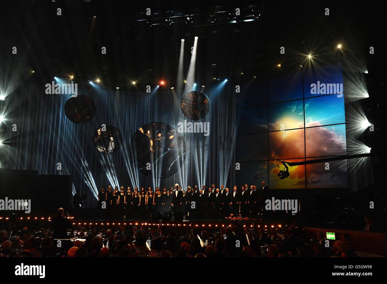 Classic Brit Awards - London. Andrea Bocelli at the 2012 Classic Brit ...