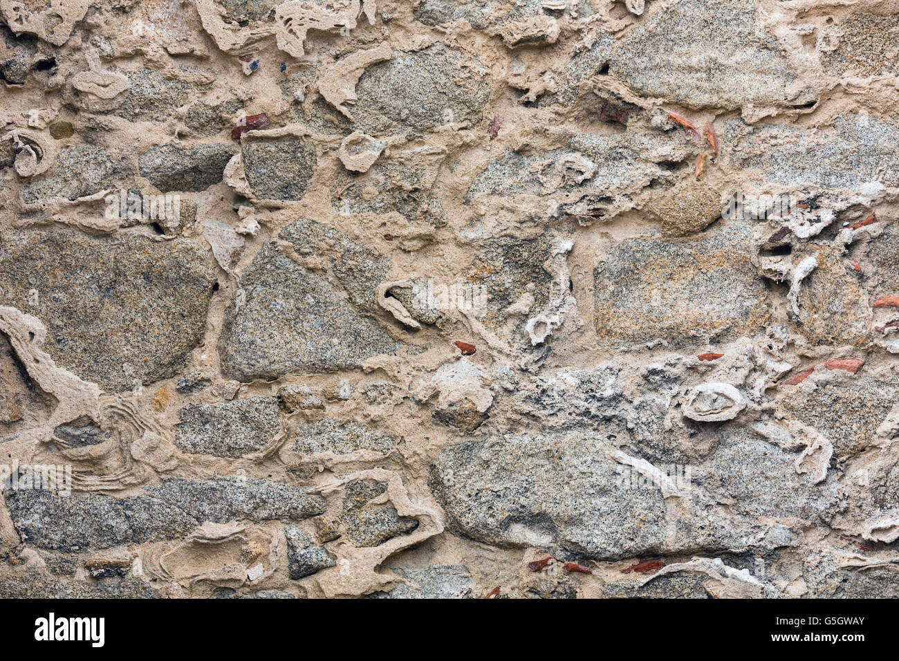 Stony wall close up, background Stock Photo - Alamy