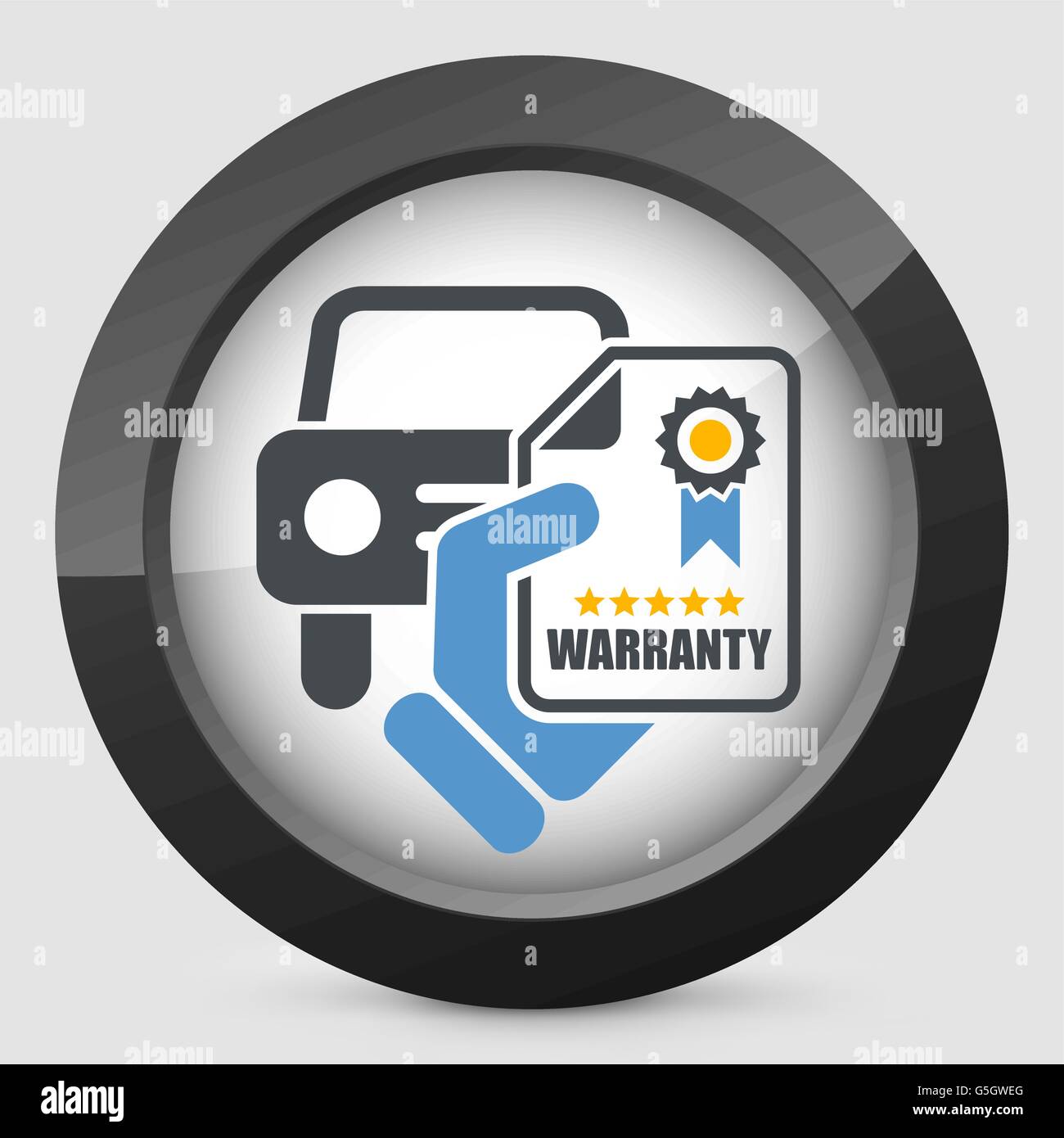 Car warranty icon Stock Vector Image & Art - Alamy