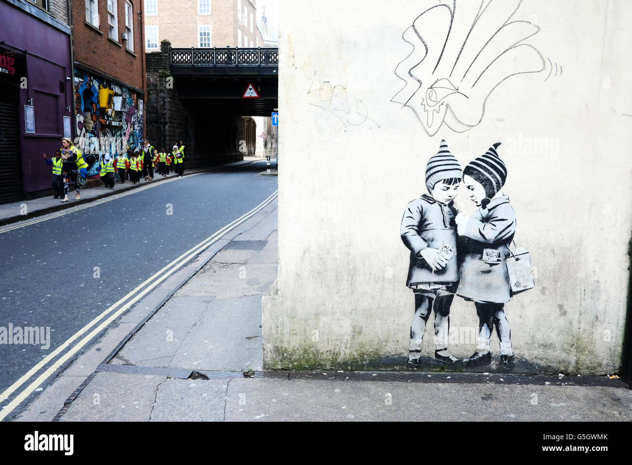 Banksy Style High Resolution Stock Photography and Images - Alamy