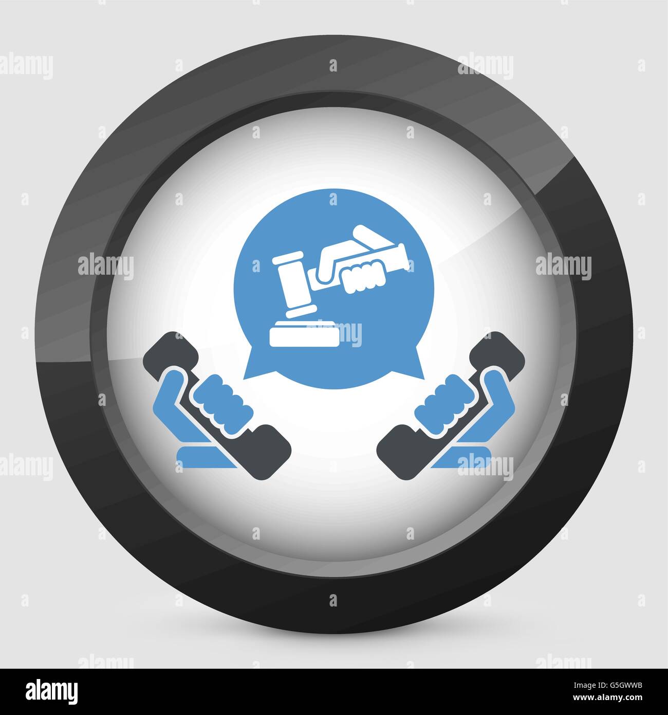 Legal assistance icon Stock Vector Image & Art - Alamy