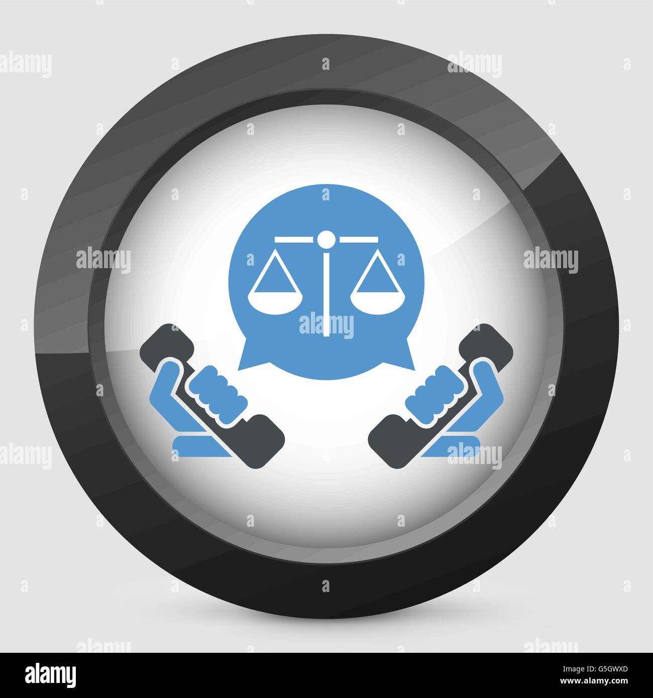 Legal assistance icon Stock Vector Image & Art - Alamy