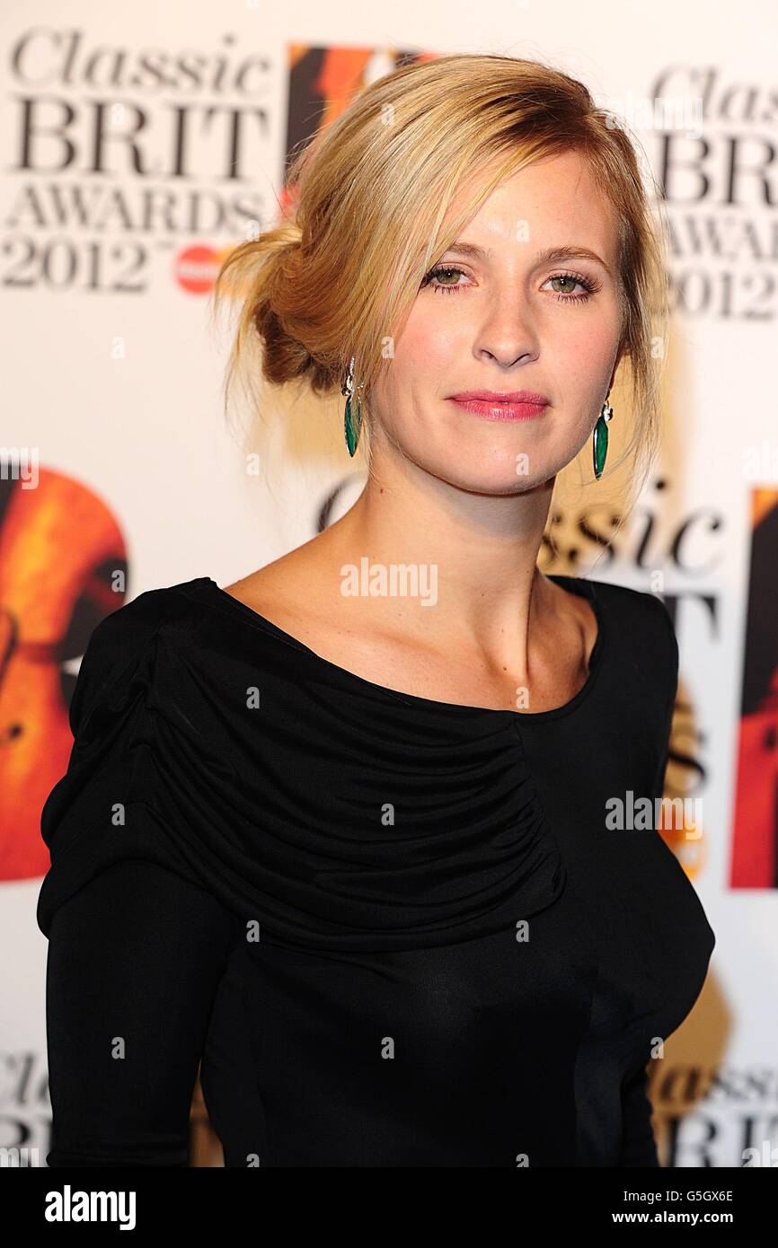 Alison Balsom at the 2012 Classic Brit Awards at the Royal Albert Hall ...