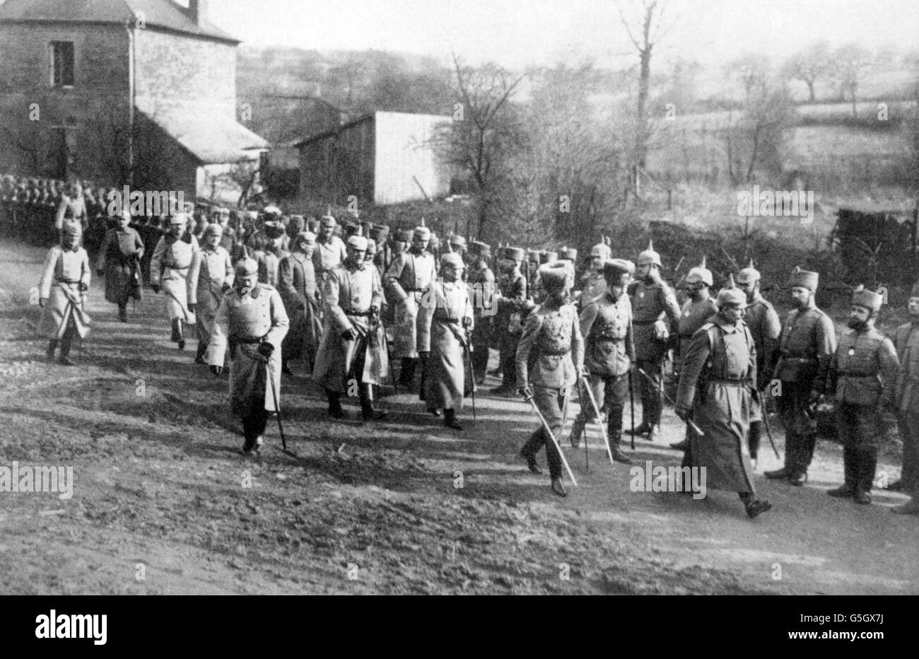 World War One - Kaiser Wilhelm II - 1st Life Guards Stock Photo - Alamy