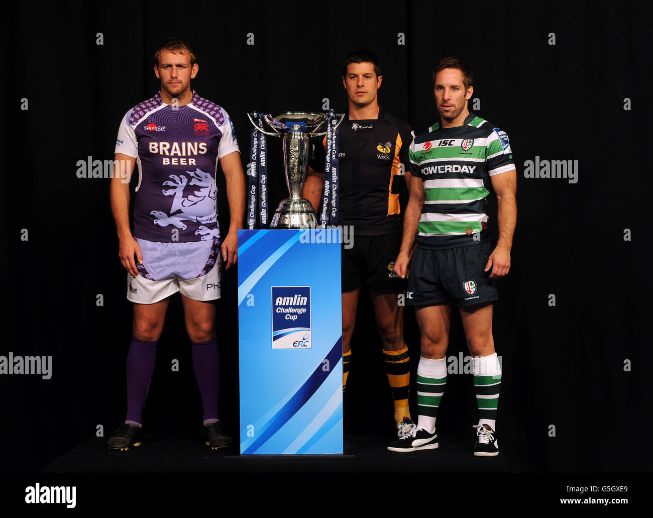London Welsh' captain Jonathan Mills, London Wasps' captain Hugo ...