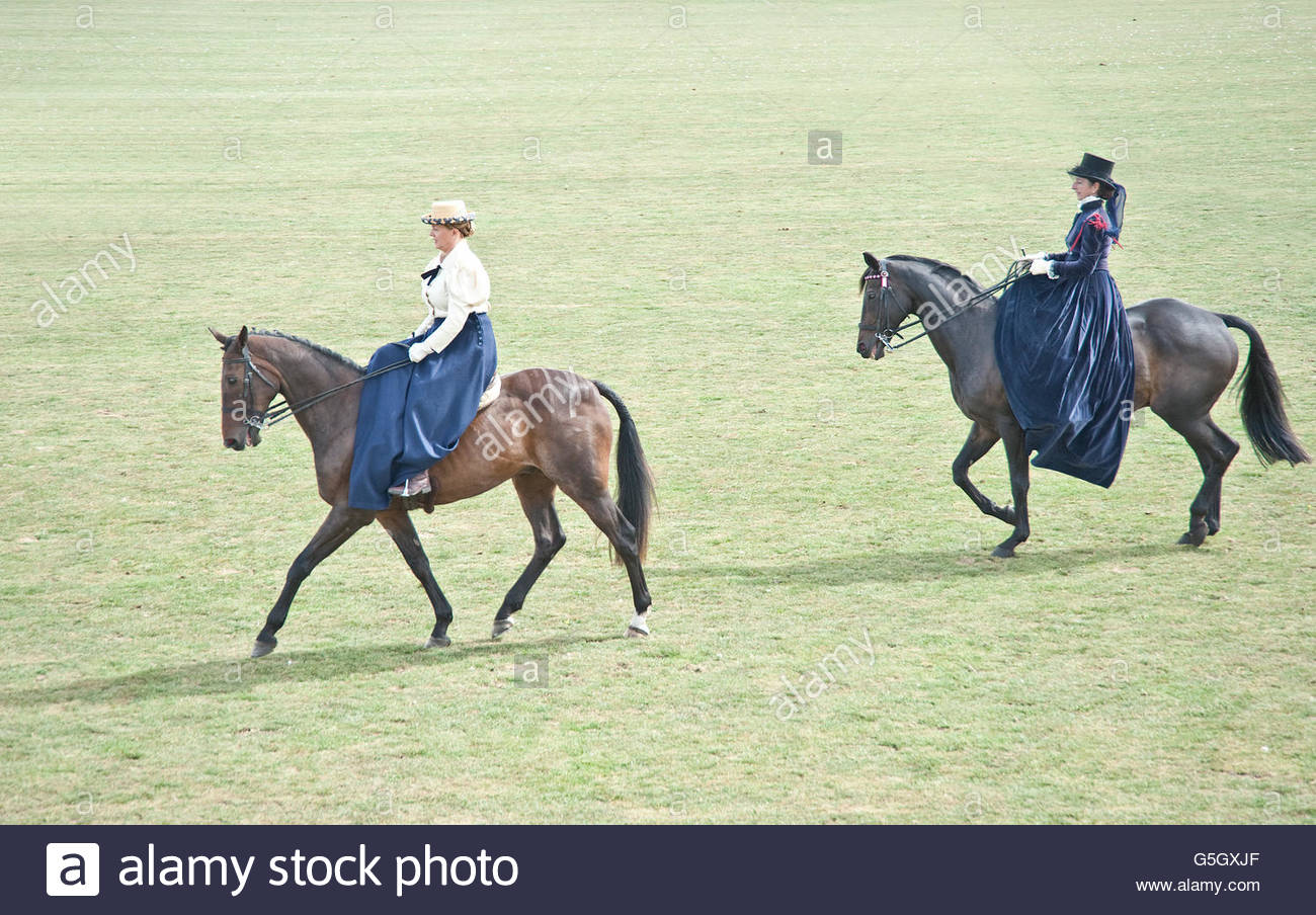 Side Saddle Lady Rider Stock Photos & Side Saddle Lady Rider Stock ...