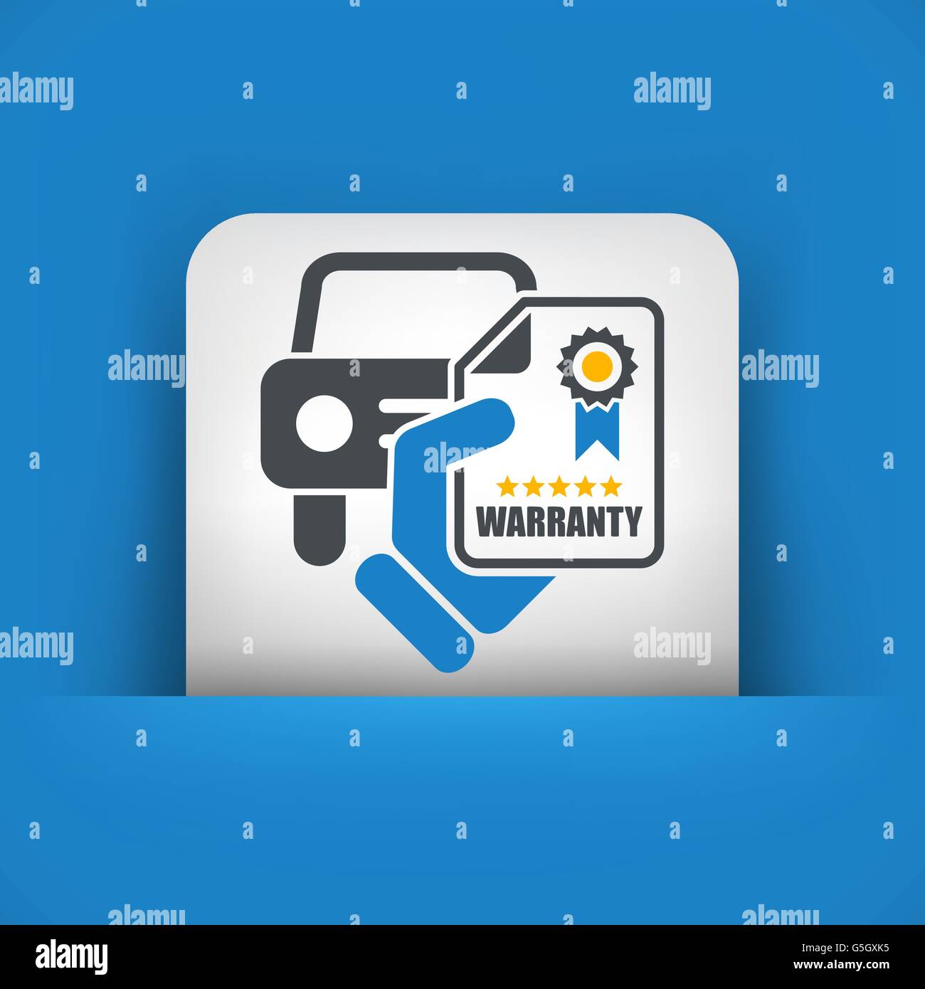 Car warranty icon Stock Vector Image & Art - Alamy