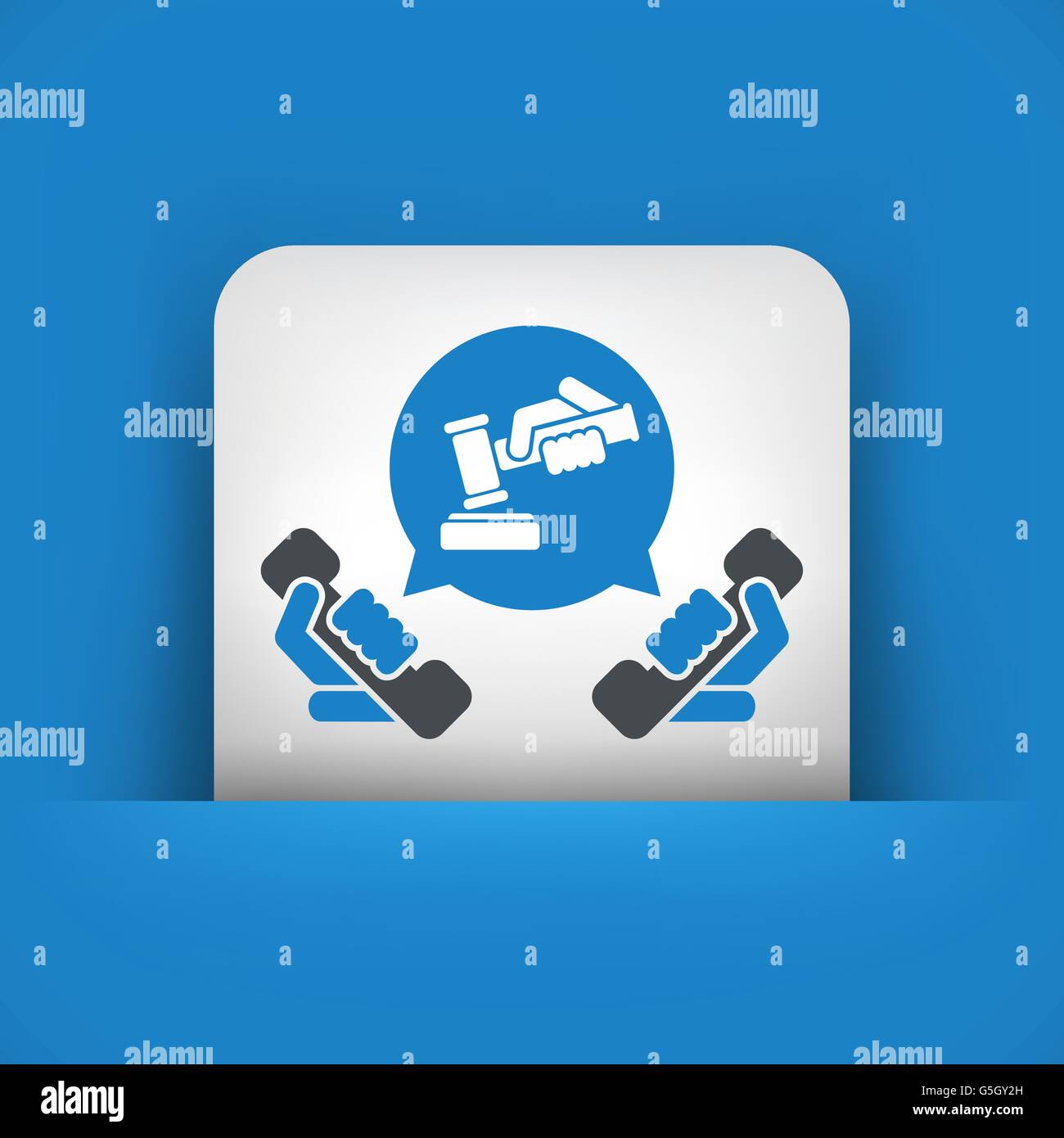 Legal assistance icon Stock Vector Image & Art - Alamy