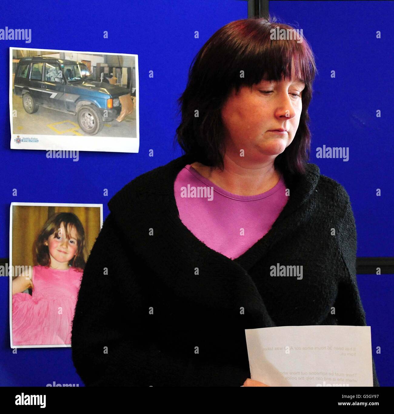 April Jones missing Stock Photo - Alamy