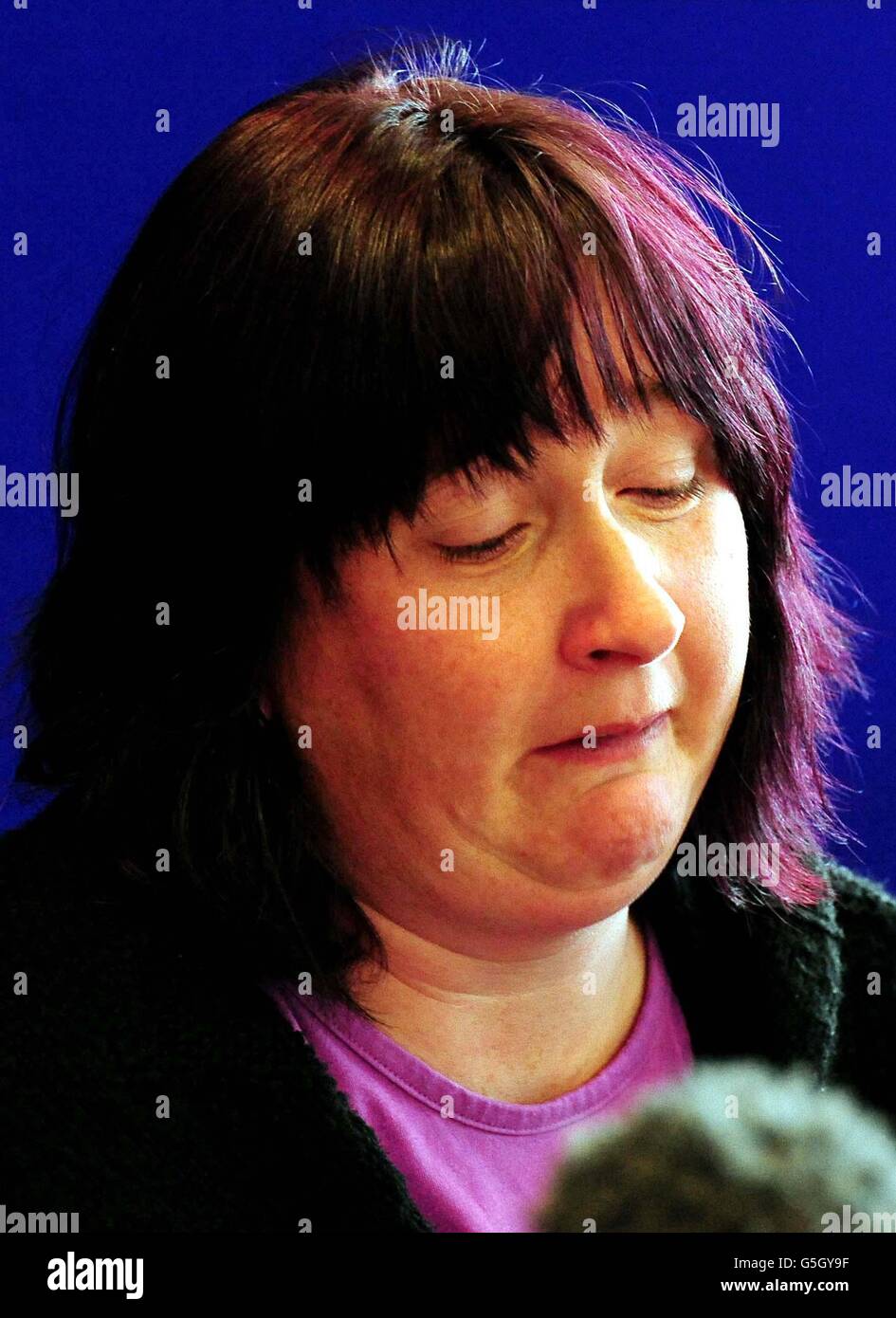 ALTERNATE CROP April Jones's mother Coral during a press conference in ...