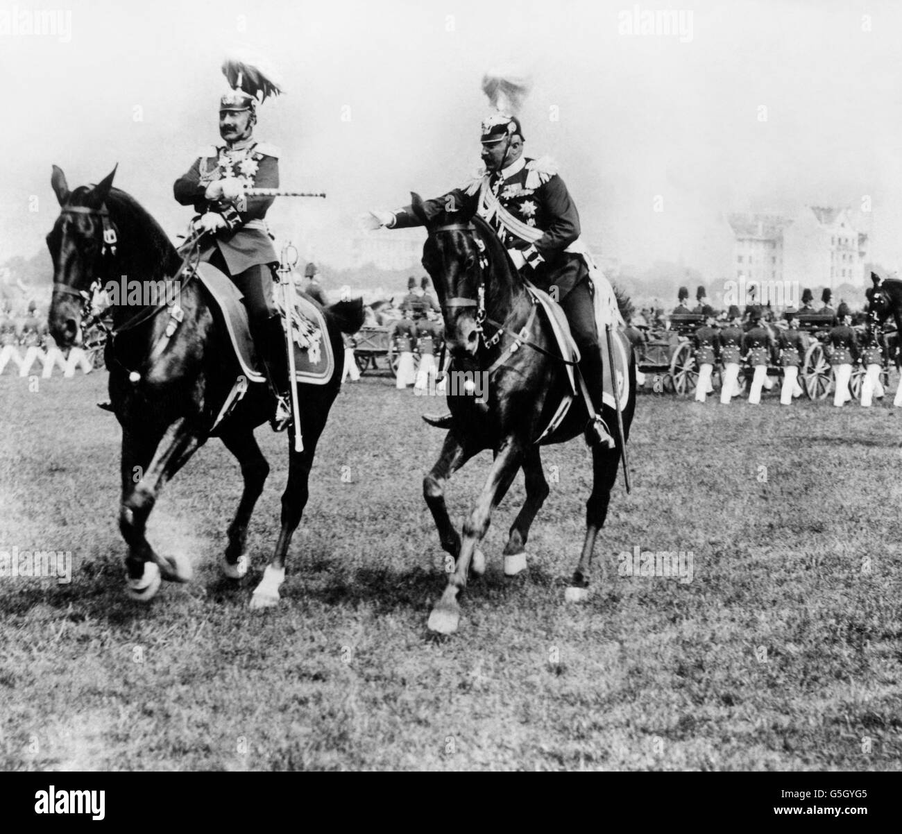 German Kaiser Wilhelm Ii In Military Uniform High Resolution Stock ...