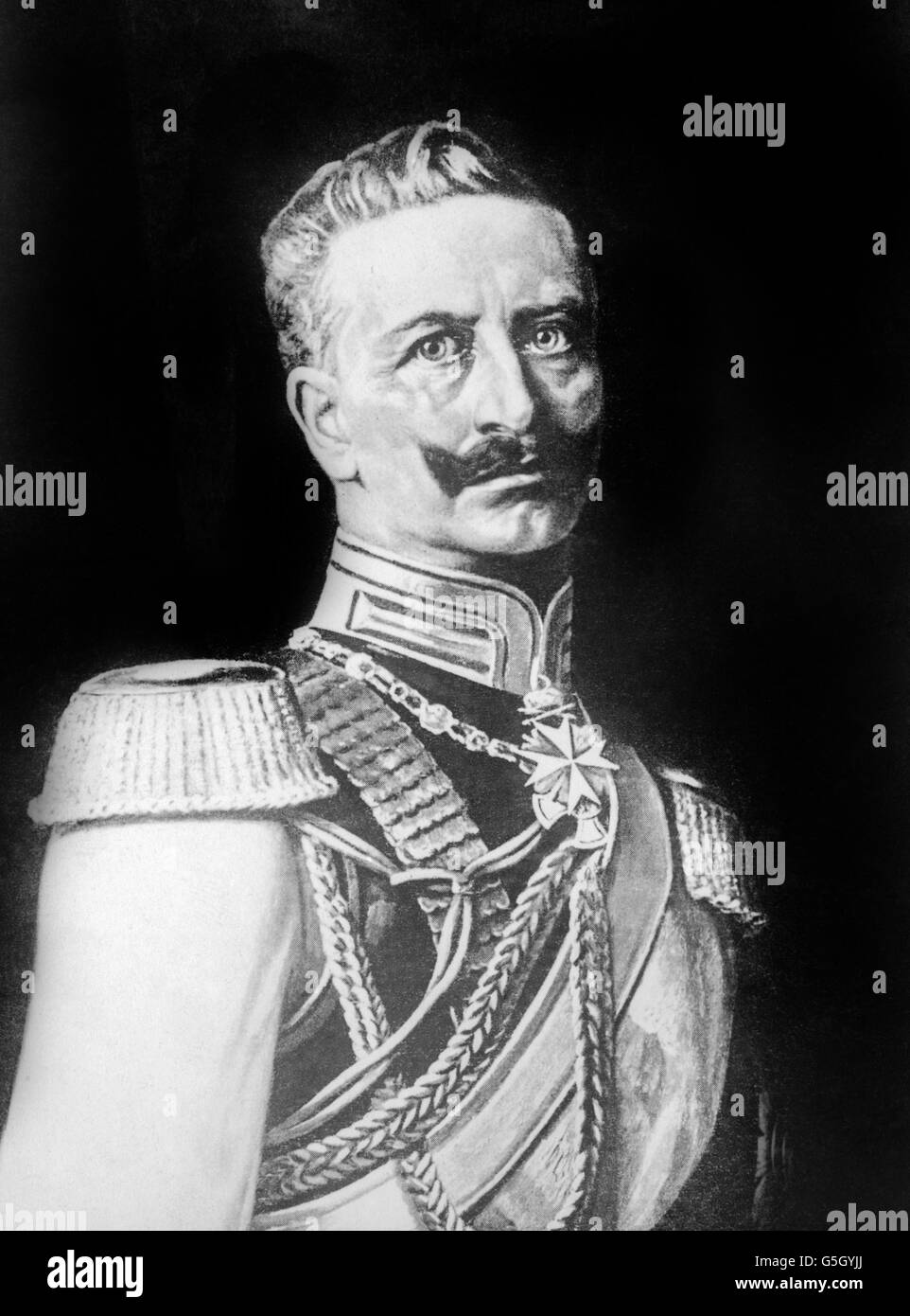 World War One - Kaiser Wilhelm II - Illustration Stock Photo - Alamy
