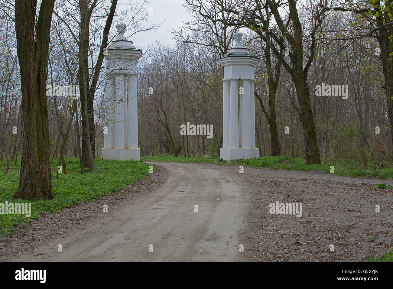 In the old park Stock Photo - Alamy