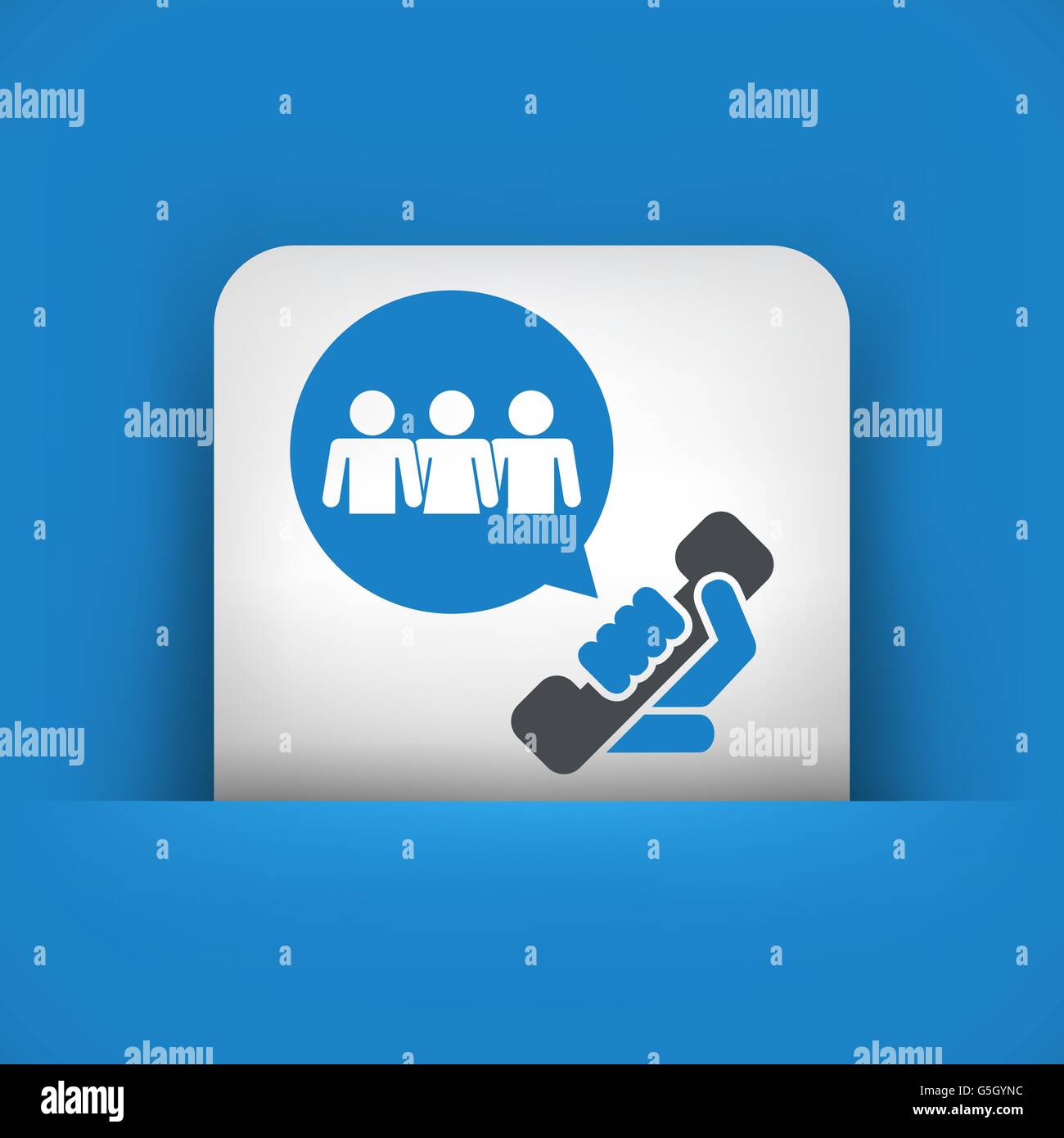 Communication telephone company Stock Vector Images - Alamy