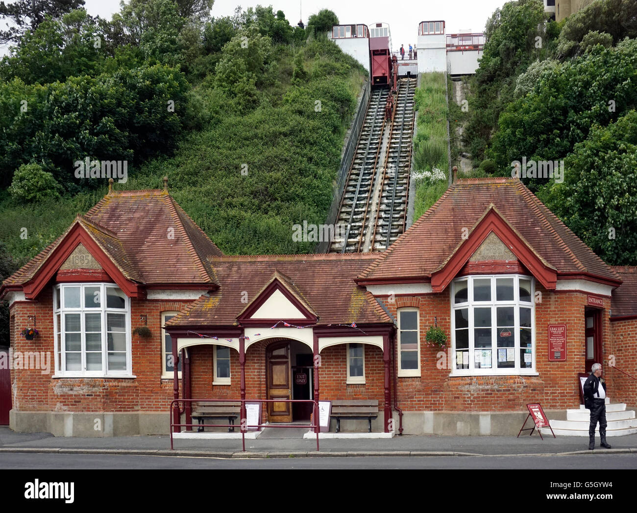 Leas cliff funicular lift hi-res stock photography and images - Alamy