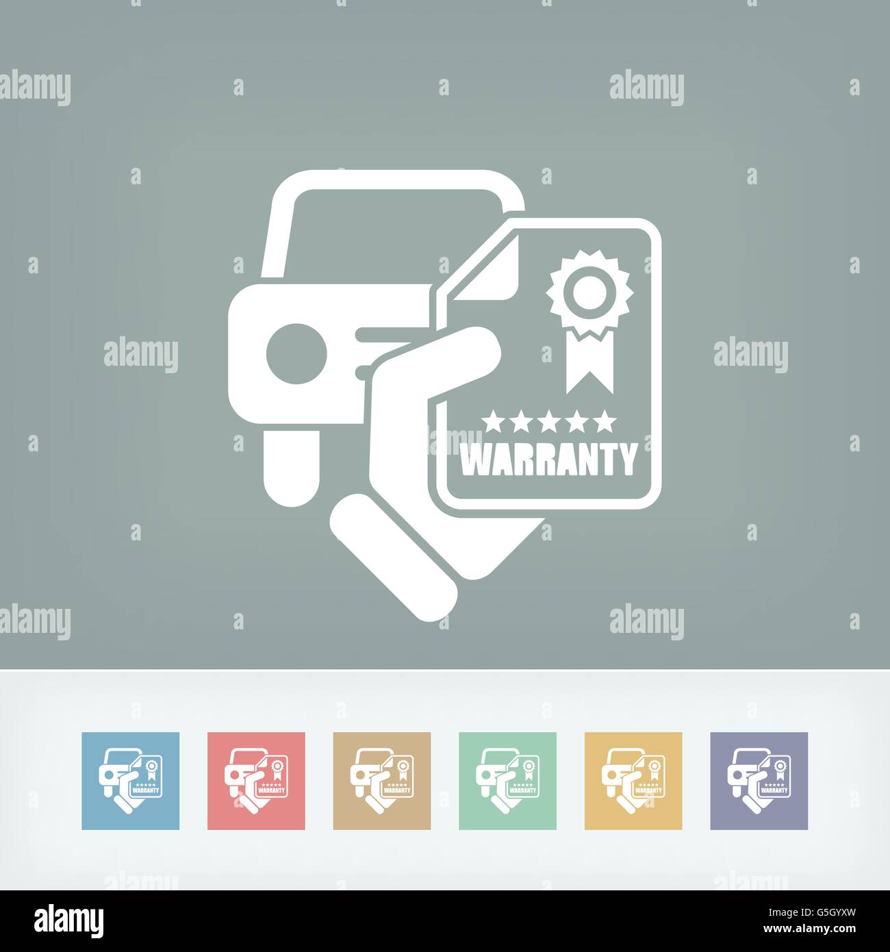 Car warranty icon Stock Vector Image & Art - Alamy
