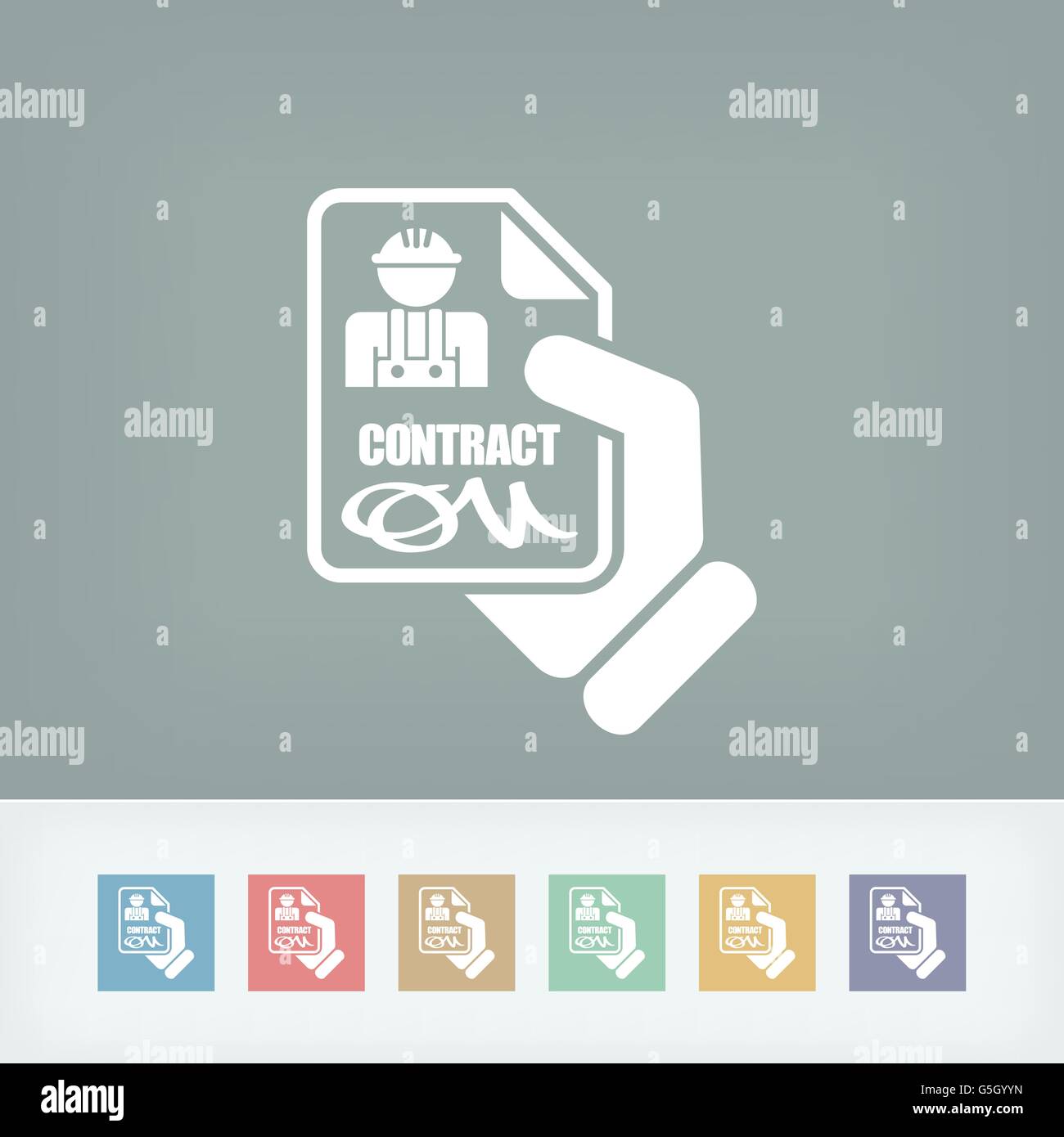 Service worker signature Stock Vector Images - Alamy