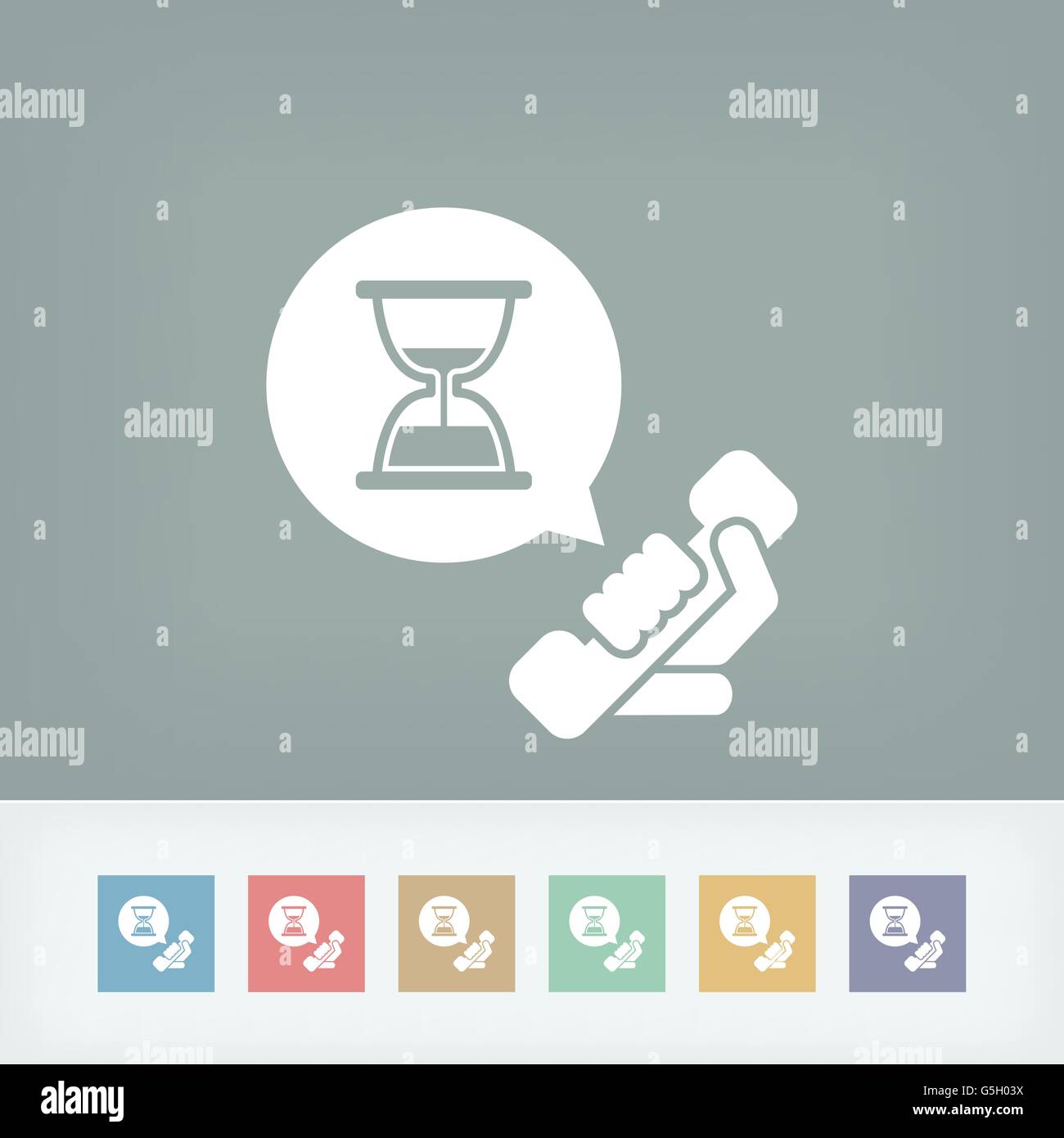 Hand wait Stock Vector Images - Alamy