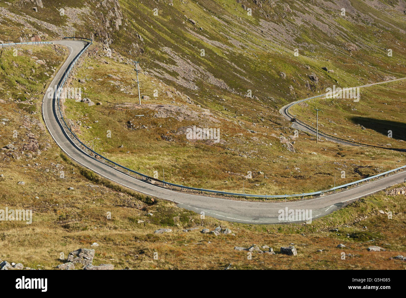 The high pass to Applecross, called the Bealach na Bà, in Ross-shire ...