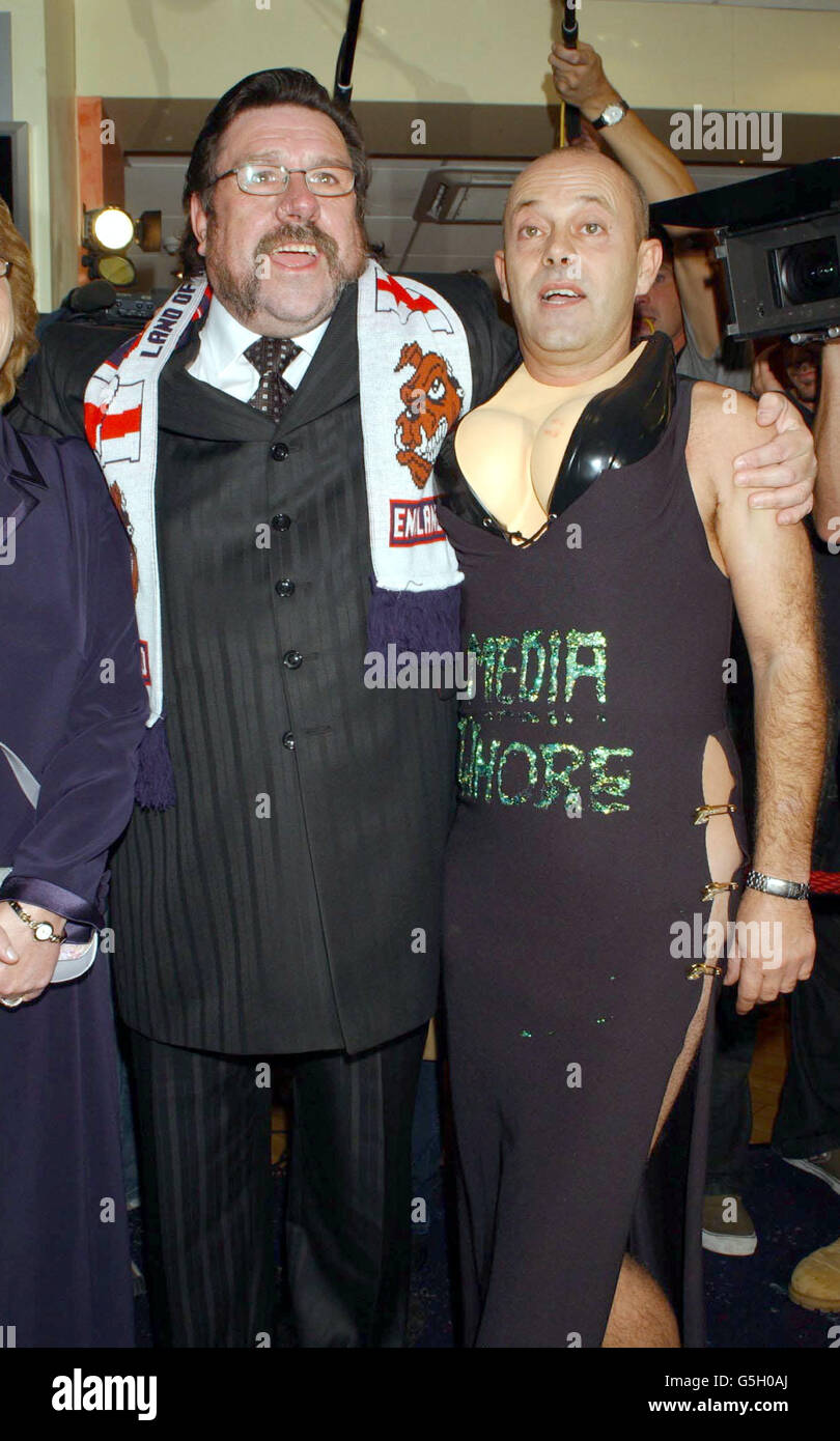 Actors Ricky Tomlinson (left, who stars as the title character) and ...