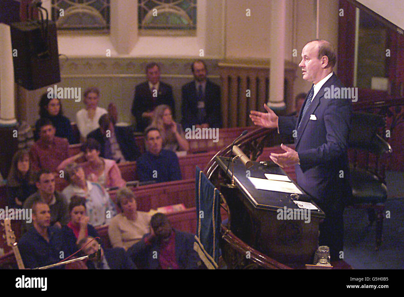 Sir John Stevens Prayer meeting Stock Photo - Alamy