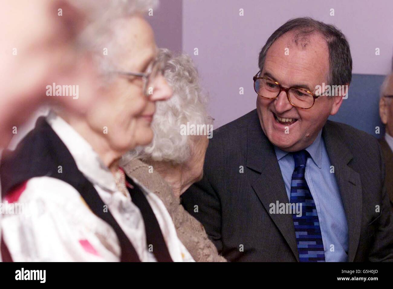 Deputy party leader Alan Beith meets patrons of the Nortoft Day Centre ...