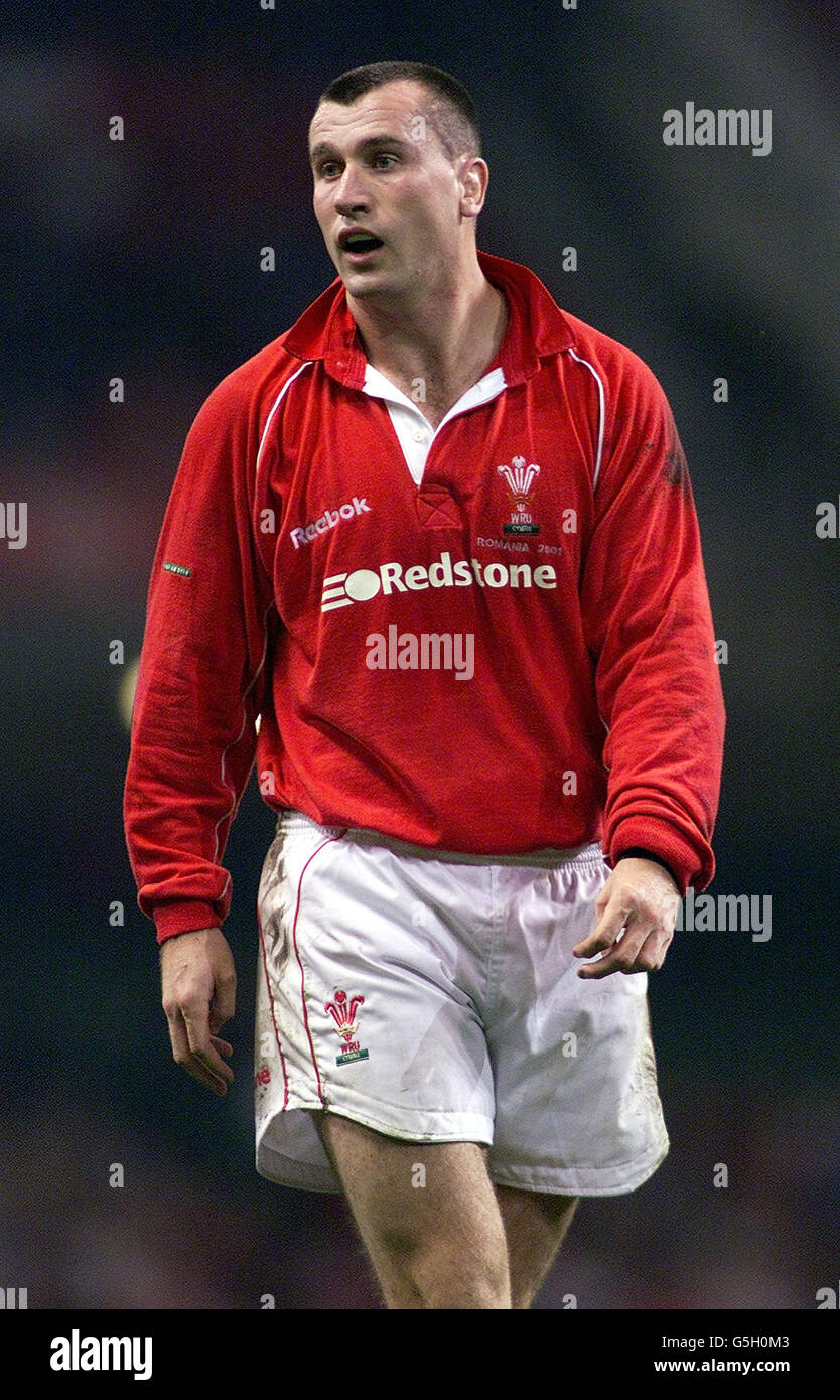 Geraint Lewis - Wales, in action against Romania in a friendly match at ...