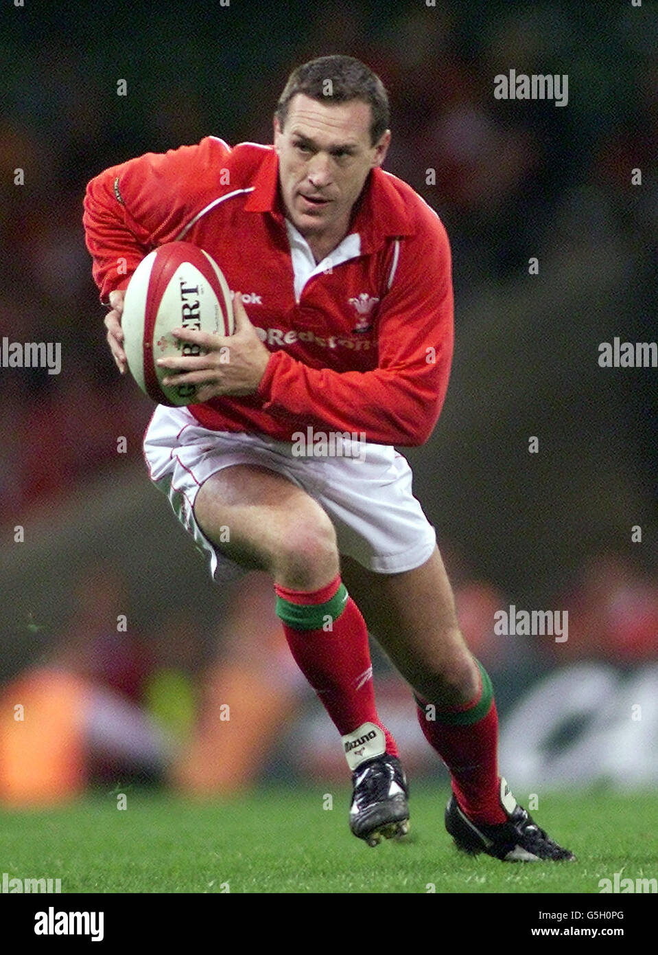 Allan Bateman - Wales, in action against Romania in a friendly match at ...
