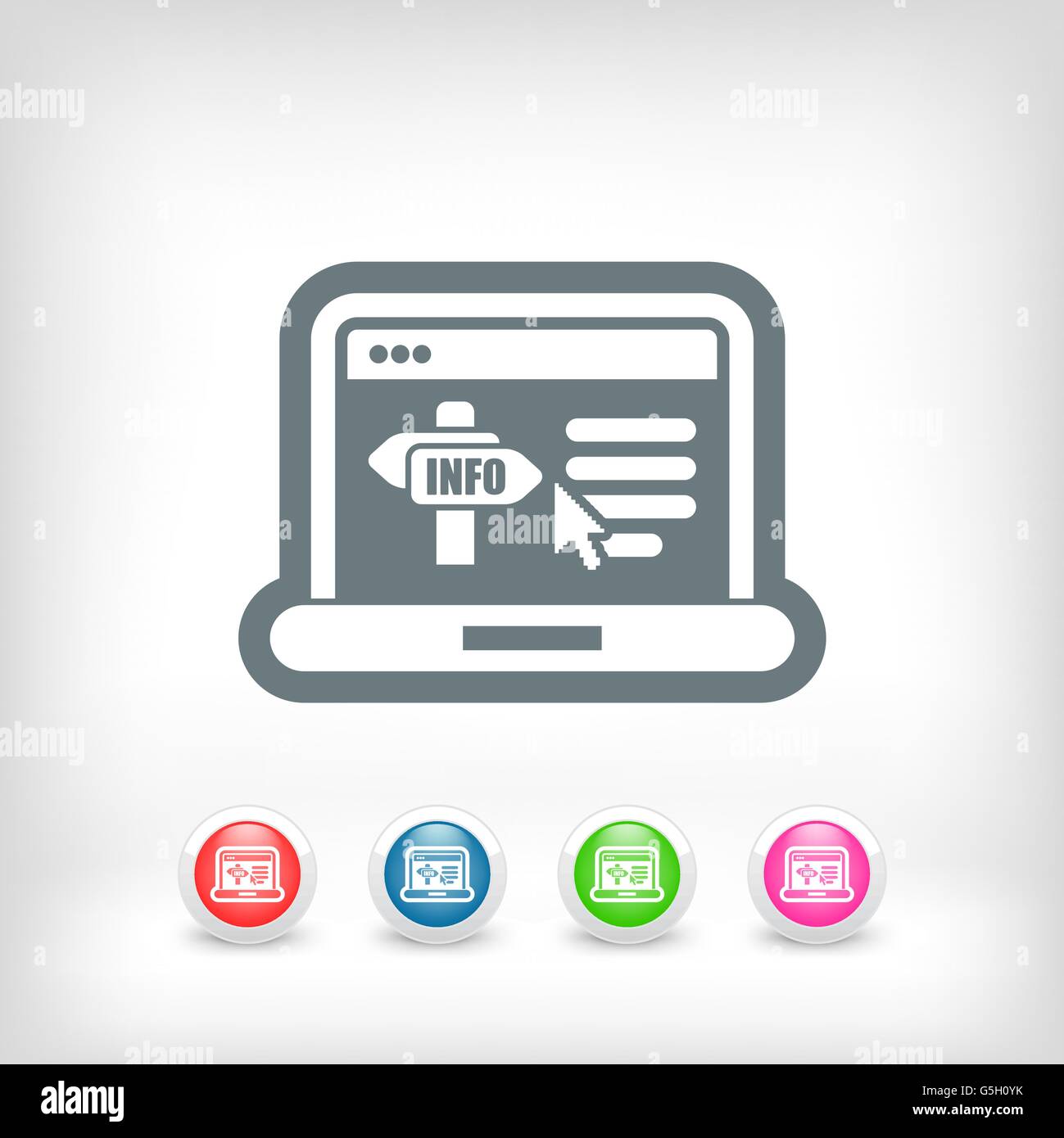 Info website icon Stock Vector Image & Art - Alamy