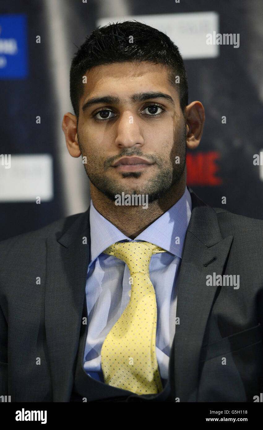 Boxing - Amir Khan Press Conference - The Mayfair Hotel Stock Photo - Alamy