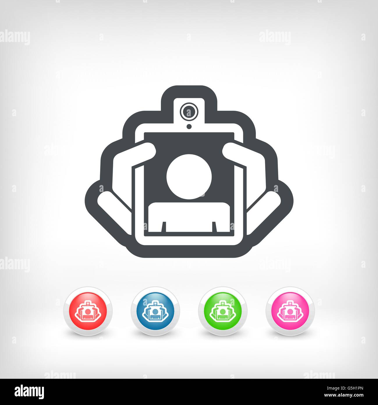 Face cam Stock Vector Images - Alamy