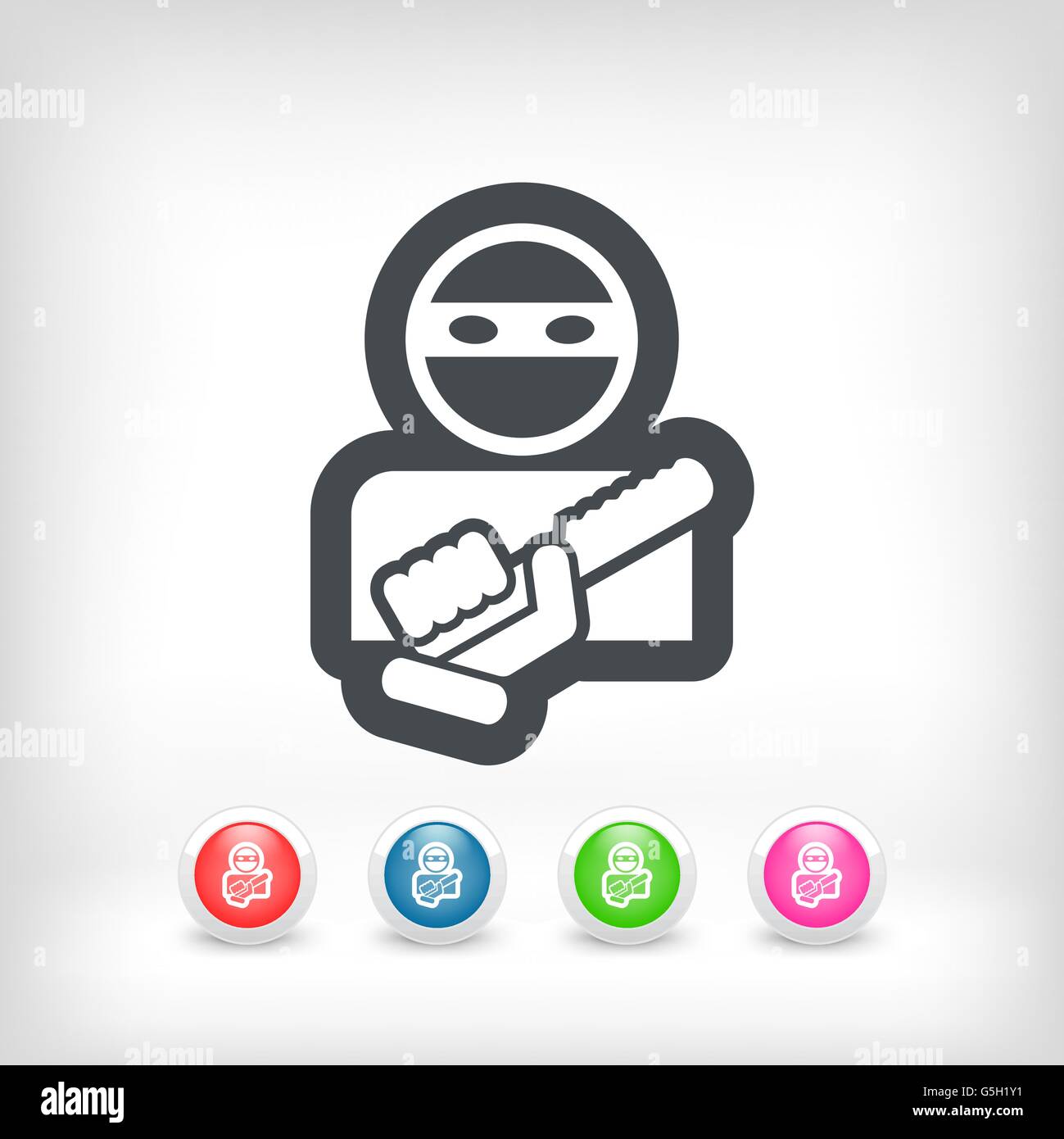 Bandit Masked Stock Vector Images - Alamy