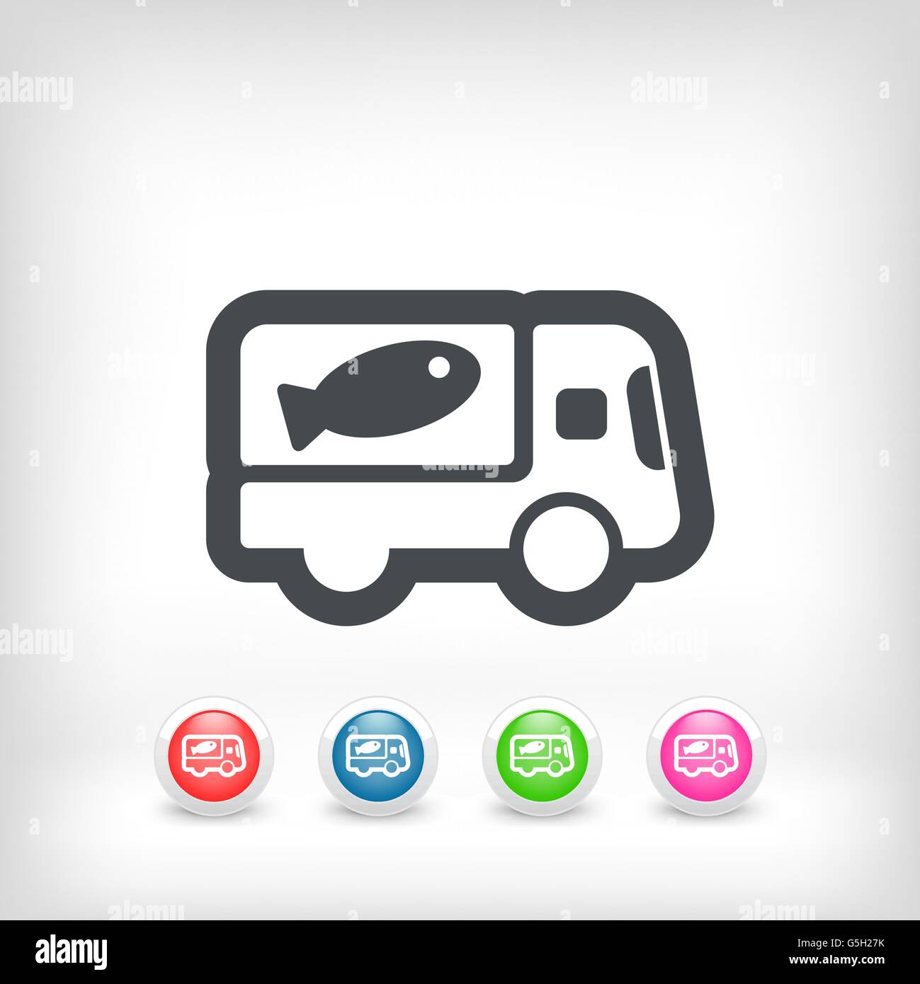 Fish delivery van hi-res stock photography and images - Alamy