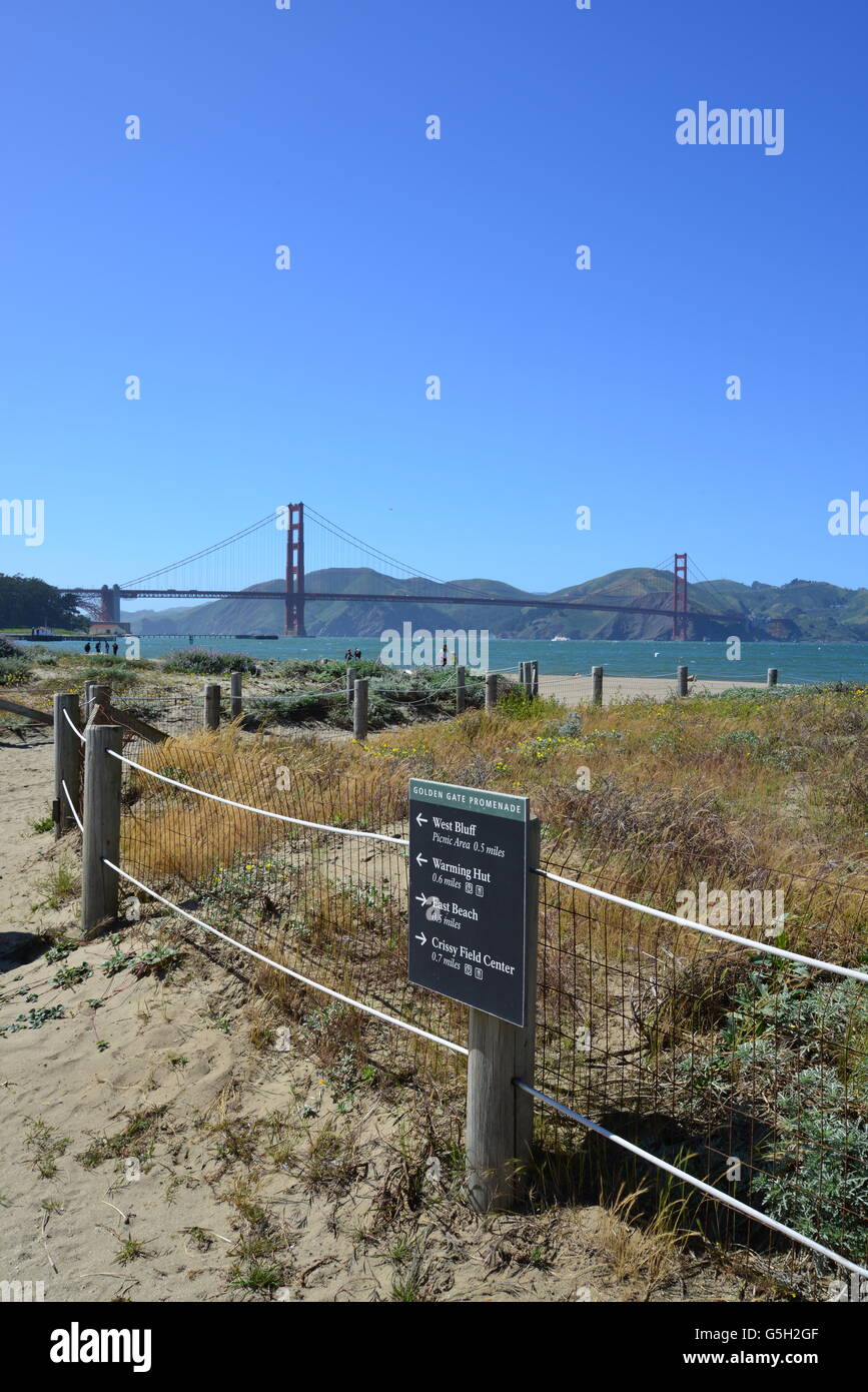 Golden gate promenade hi-res stock photography and images - Alamy