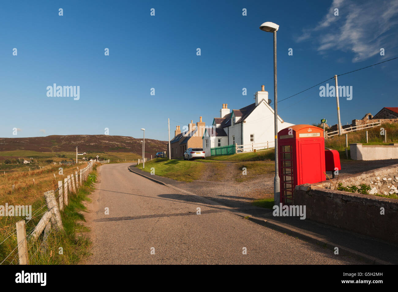 The North Coast 500 Route at Coldbackie, near Tongue, Sutherland ...